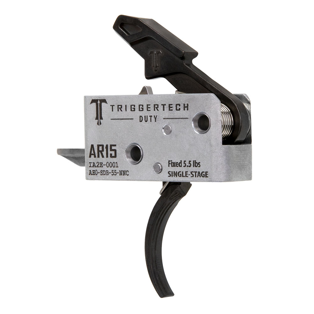 TRIGGERTECH AR-15 Duty Trigger Traditional Curved single-stage (5.5lbs ...