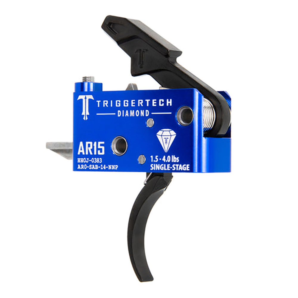 Triggertech AR15 - Single-Stage Diamond Black Pro Curved - Brownells ...