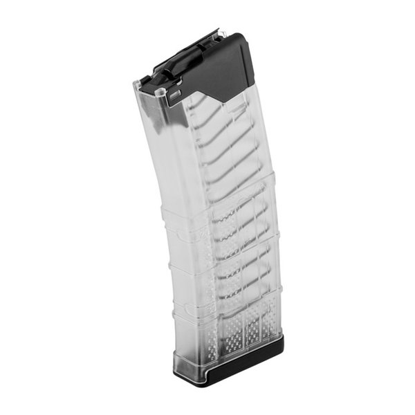 MAGAZINES LANCER SYSTEMS AR-15 L5AWM TRANSLUCENT CLEAR MAGAZINE 30-RD ...