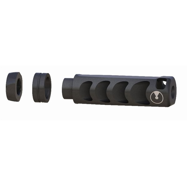 AR-15 CALIBER ULTRADYNE USA APOLLO MAX COMPENSATOR 22 CAL 1/2-28 SS BLK ...