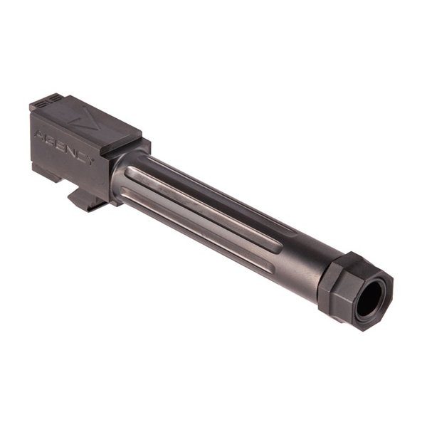 GEN 5 G19 BARRELS AGENCY ARMS 9MM LUGER 4.02 THREADED SS BARREL BLACK ...