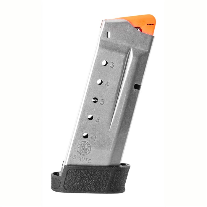.45ACP SMITH & WESSON M&P SHIELD MAGAZINE .45 7RD BLACK - Brownells Sverige